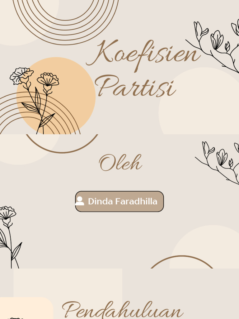 4 Koefisien Partisi | PDF