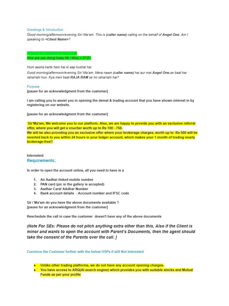 1 June 23 Updated Script Angel One | PDF | Selfie | Access Control