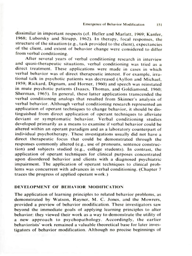 Kazdin - History of Behavior Modification | PDF