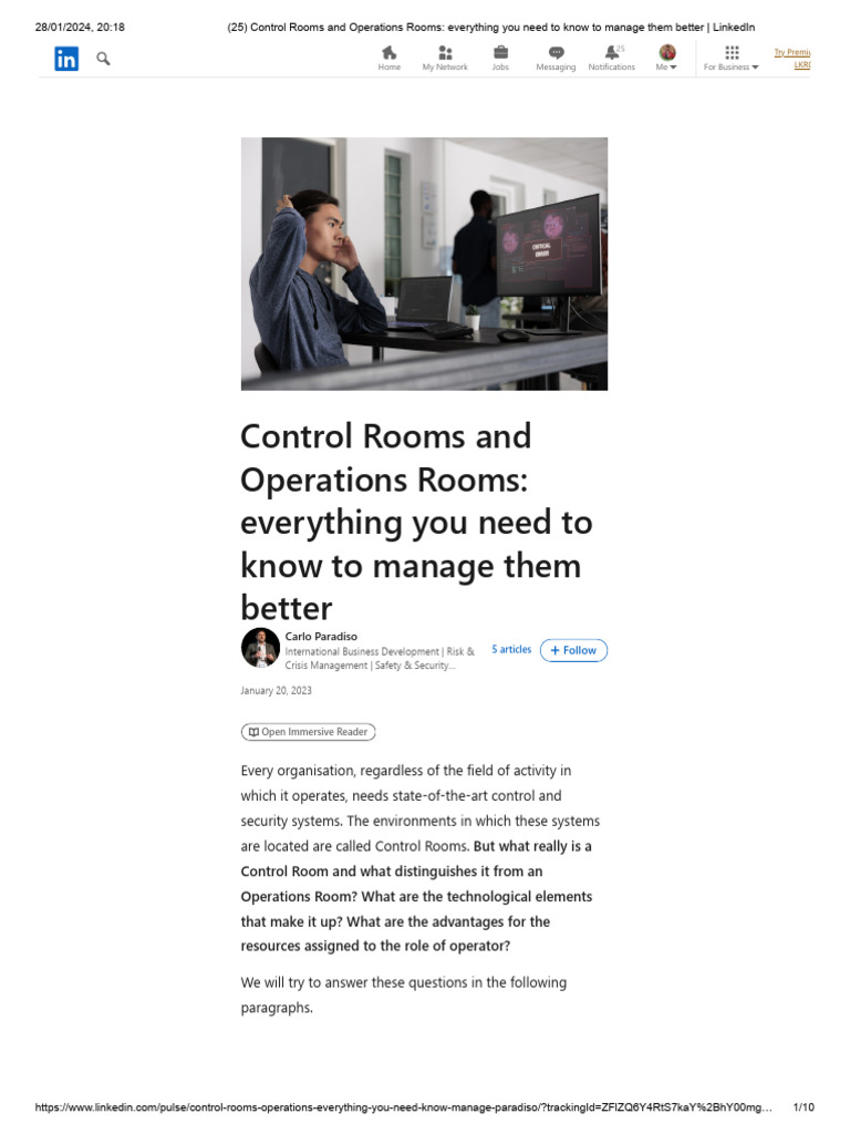 Control Rooms and Operations Rooms - Everything You Need To Know To Manage Them Better ...