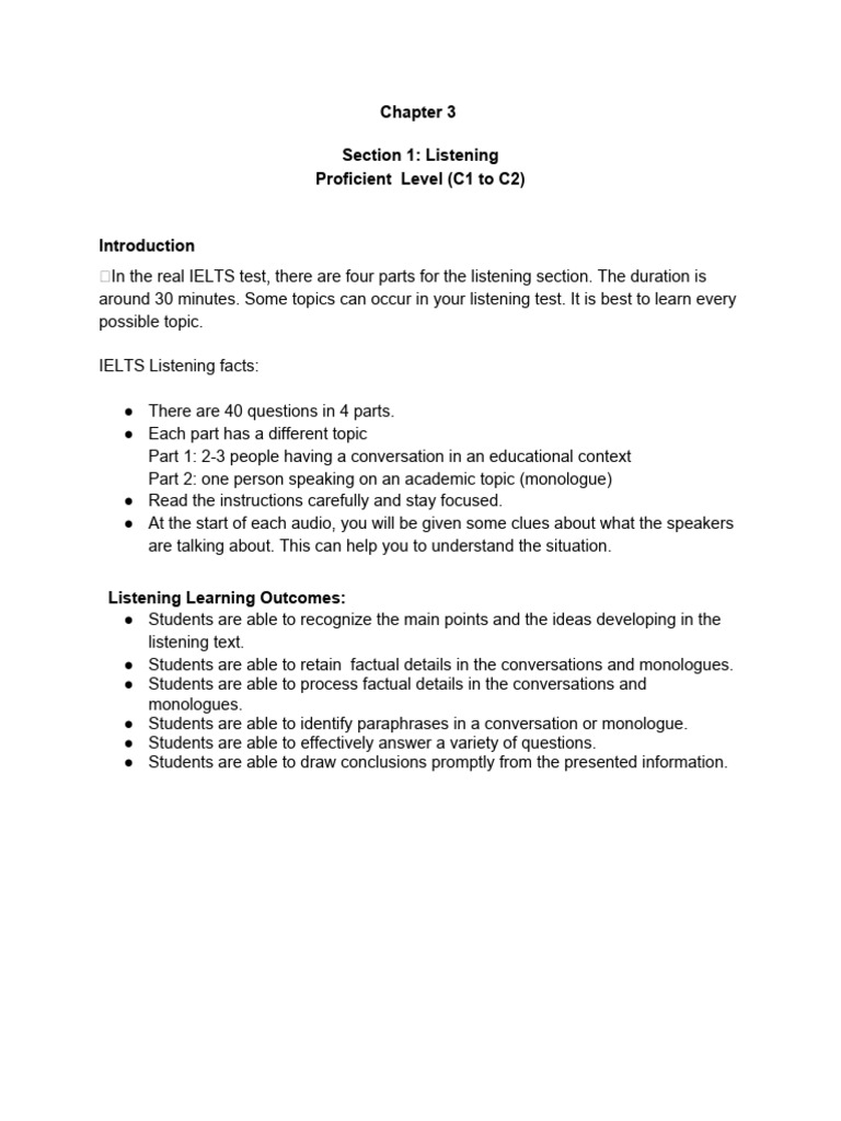 Salinan Dari Chapter 3 - (Section 1 Listening) | PDF | Computer Security | Security