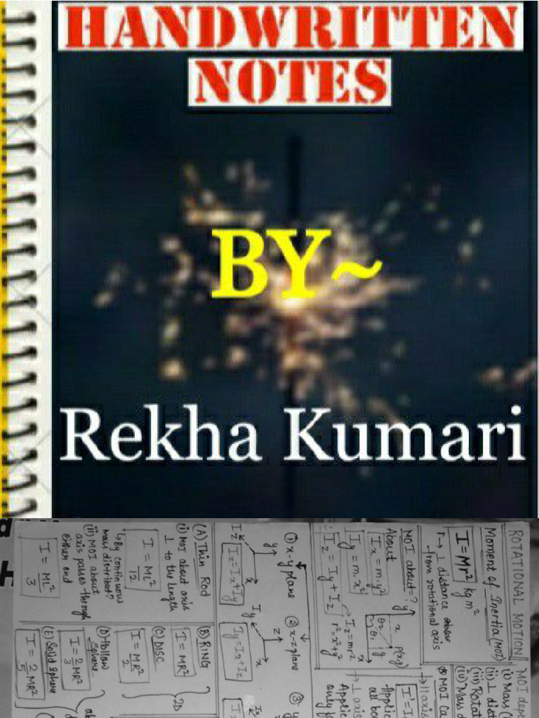 Rotational Motion by Rekha Kumari | PDF