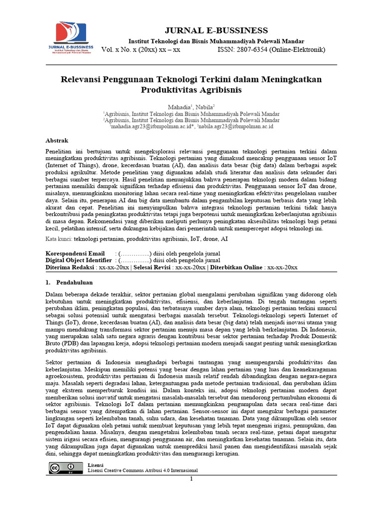 Jurnal Bahasa Indonesia | PDF