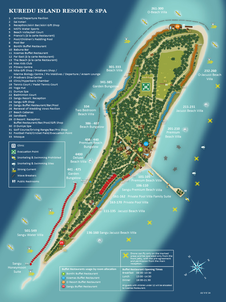 Kuredu Resort Map | PDF