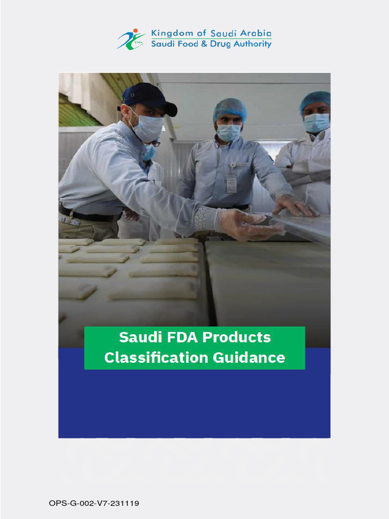 SFDA ProductsClassificationGuidanceV7E | PDF | Dietary Supplements ...