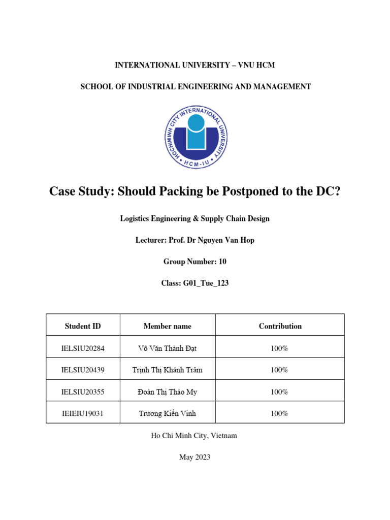 Logistics Design Group 10 Print | PDF | Inventory | Standard Deviation