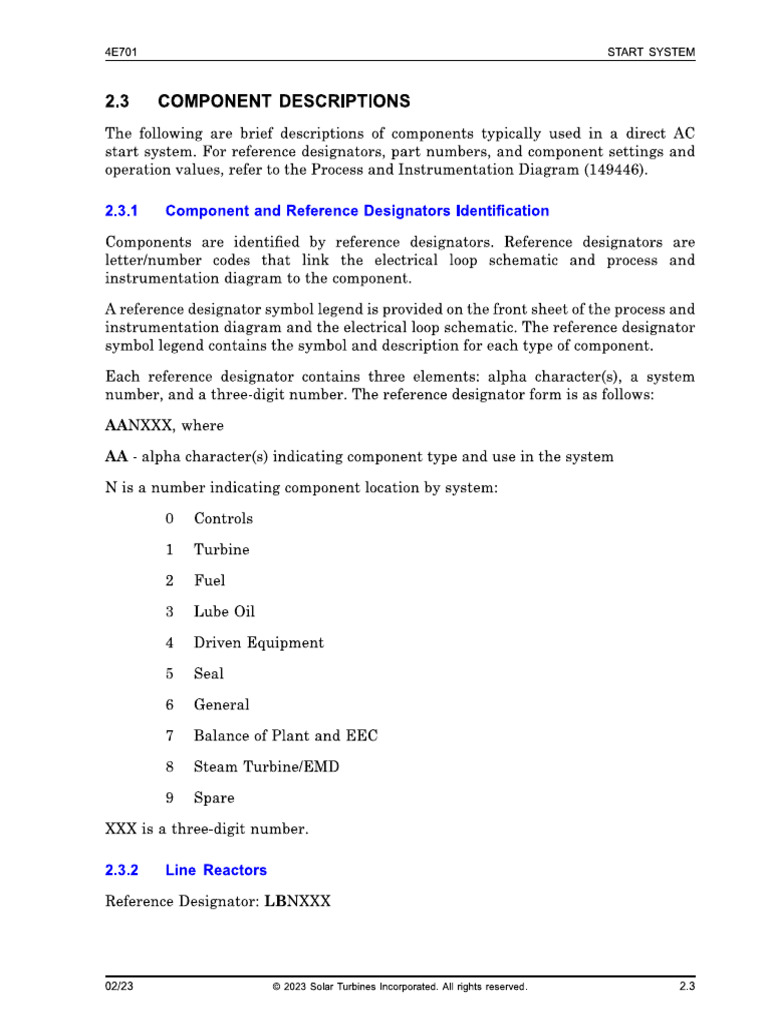 Solar Turbine Designation Number | PDF