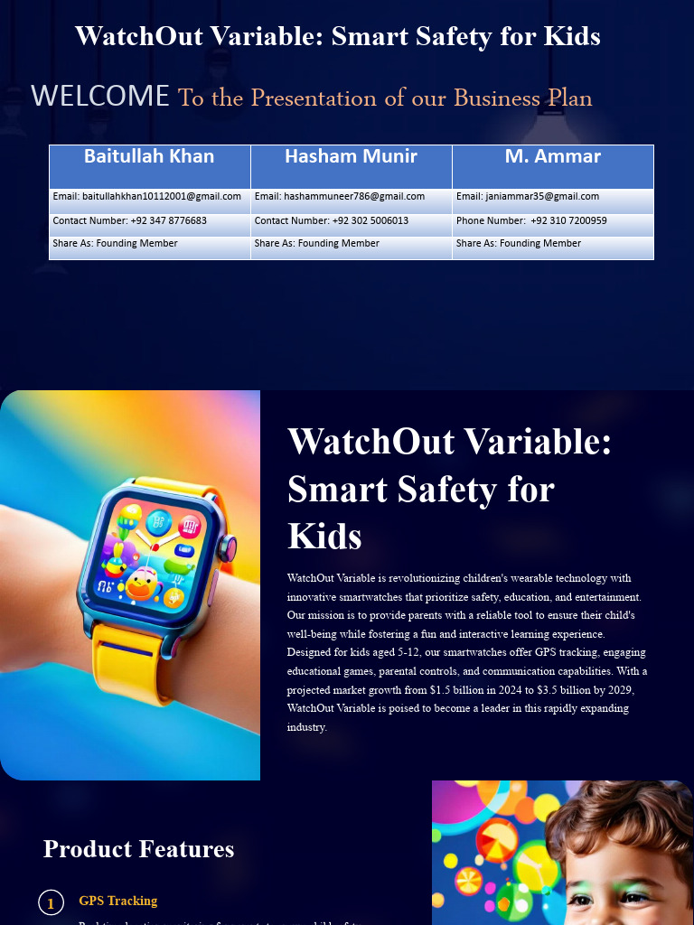 WatchOut Variable Smart Safety For Kids | PDF | Digital Marketing ...
