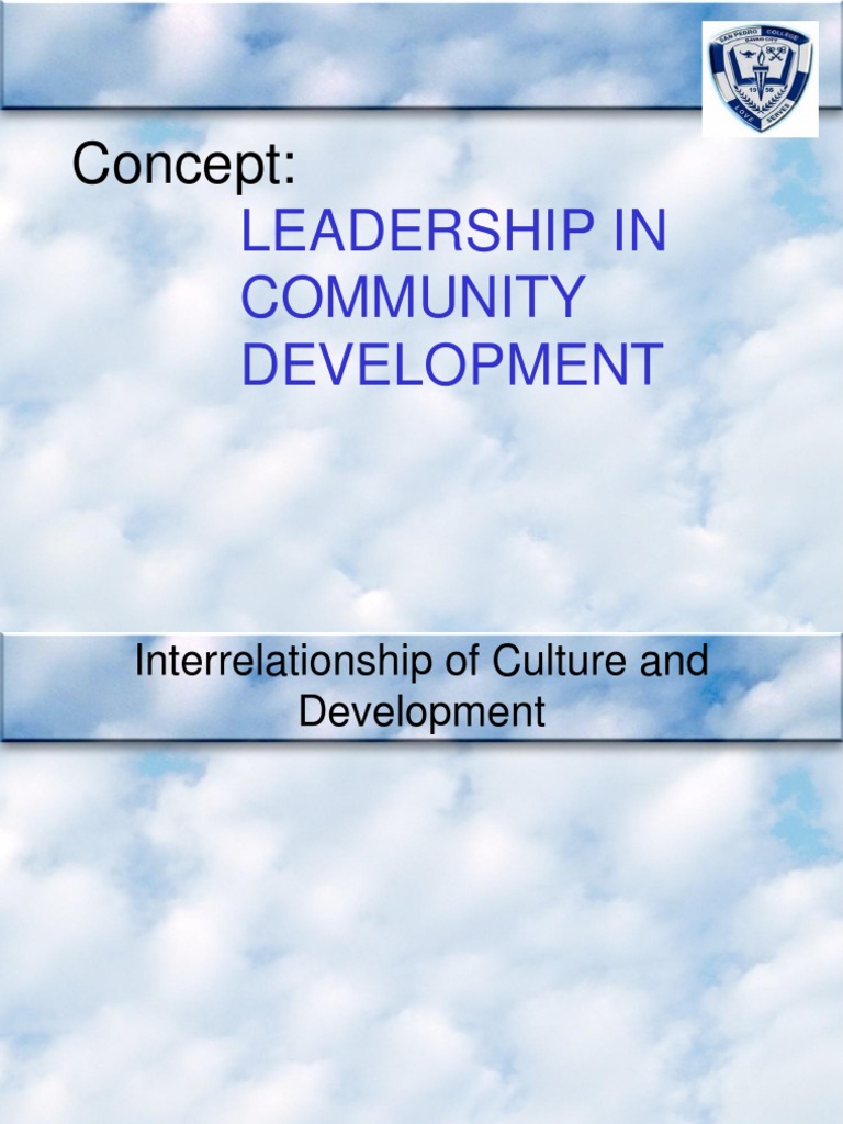 Leadership in Community Development | PDF | Trust (Emotion) | Goal