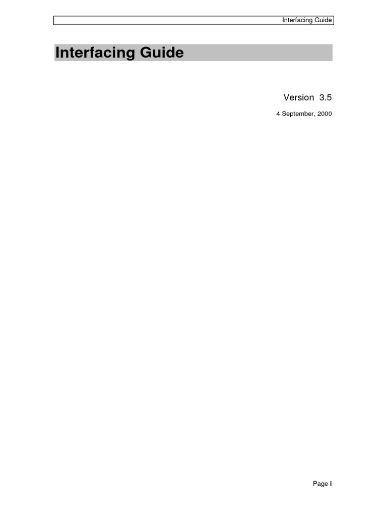 Micromass Quattro Micro Interfacing Guide | PDF | Comma Separated ...