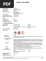 MB175 Markem Imaje MSDS | PDF | Toxicity | Dangerous Goods