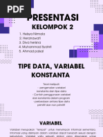 Variabel dalam Pemrograman: Dasar dan Jenis | PDF