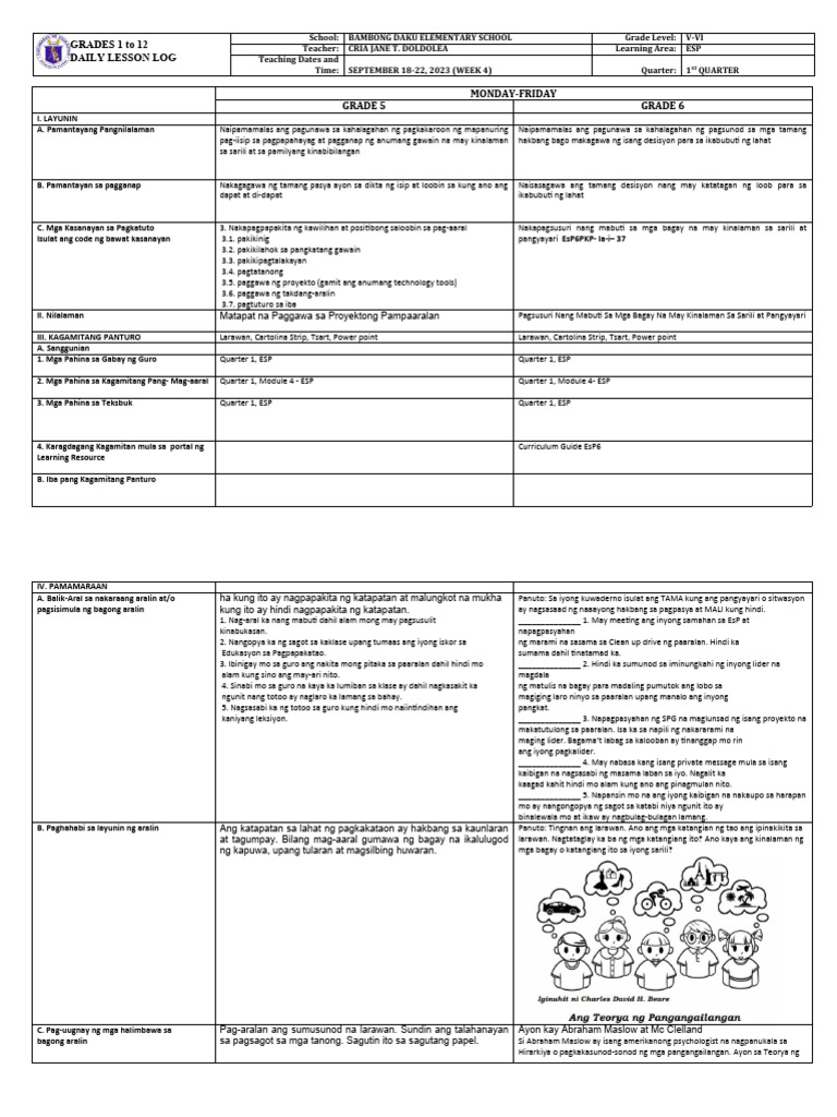 Q1 Multi DLL Esp Week 4 | PDF