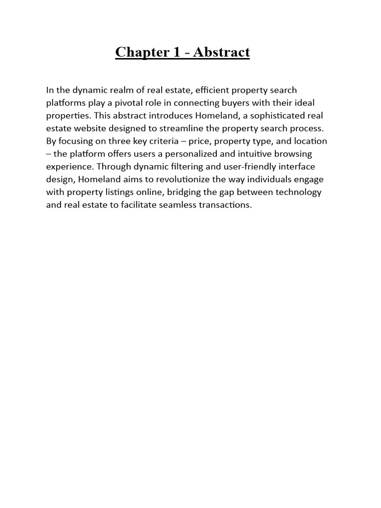 Homeland: Advanced Real Estate Platform | PDF | Usability | Responsive Web Design