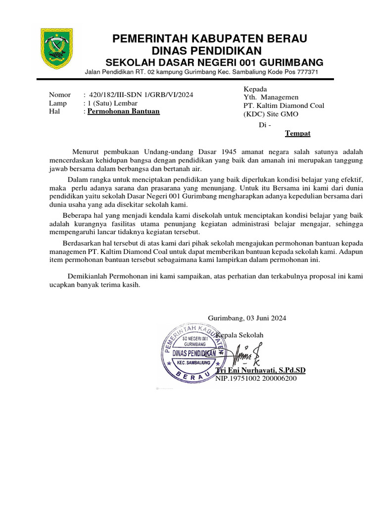 Permohonan Printer | PDF