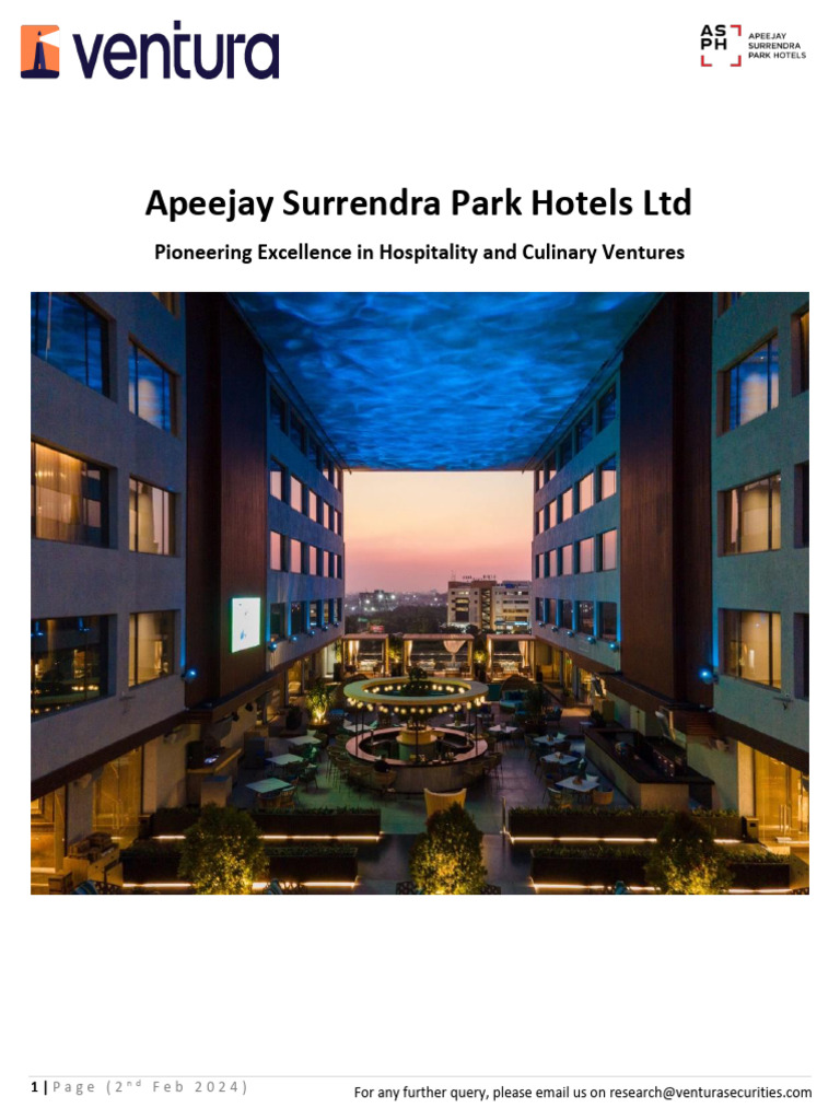 Apeejay Surrendra Park Hotels LTD (3) - 638428306975064815 | PDF ...