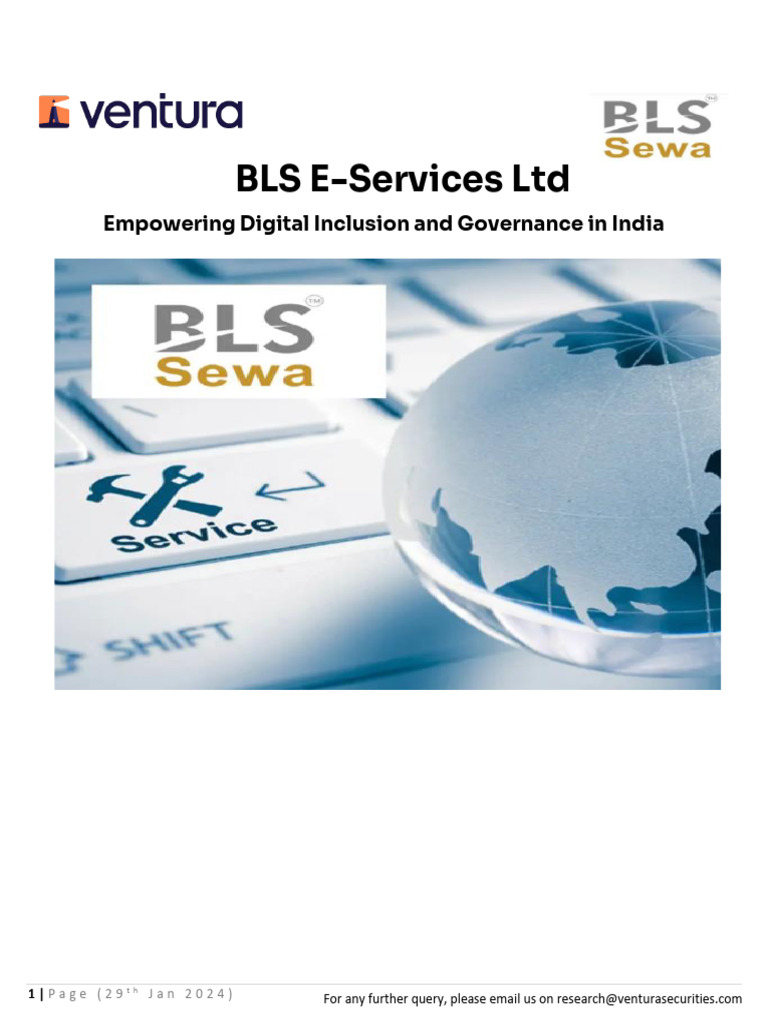 BLS E-Services LTD IPO Note - 638421472003501882 | PDF | Investing ...