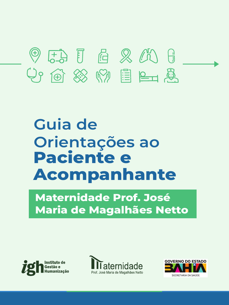 cartilha_guia_de_orientacoes_ao_paciente_e_acompanhante_19.02.2024 | Download grátis PDF | Gravidez