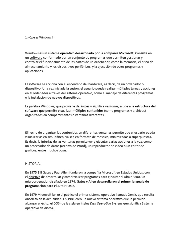 Windows | Descargar gratis PDF | Microsoft Windows | Microsoft Windows | Descargar gratis PDF | Microsoft Windows | Microsoft