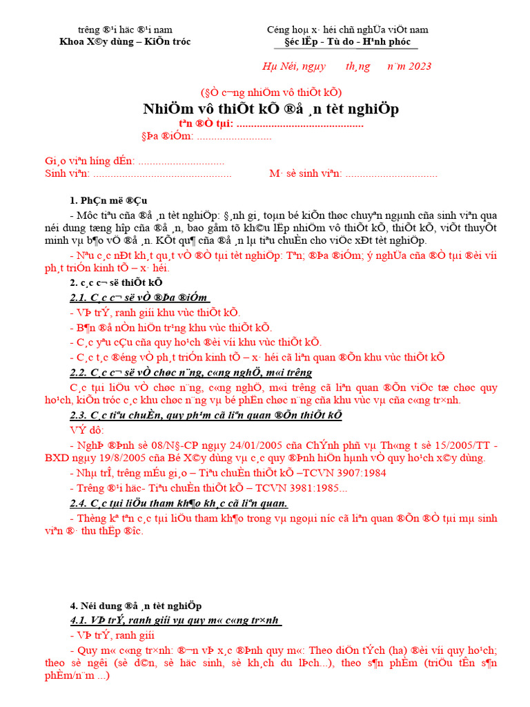 Đề cương NVTK | PDF