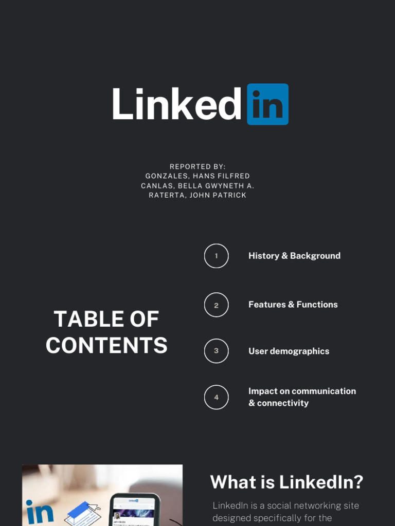 LinkedIn Presentation Overview | PDF