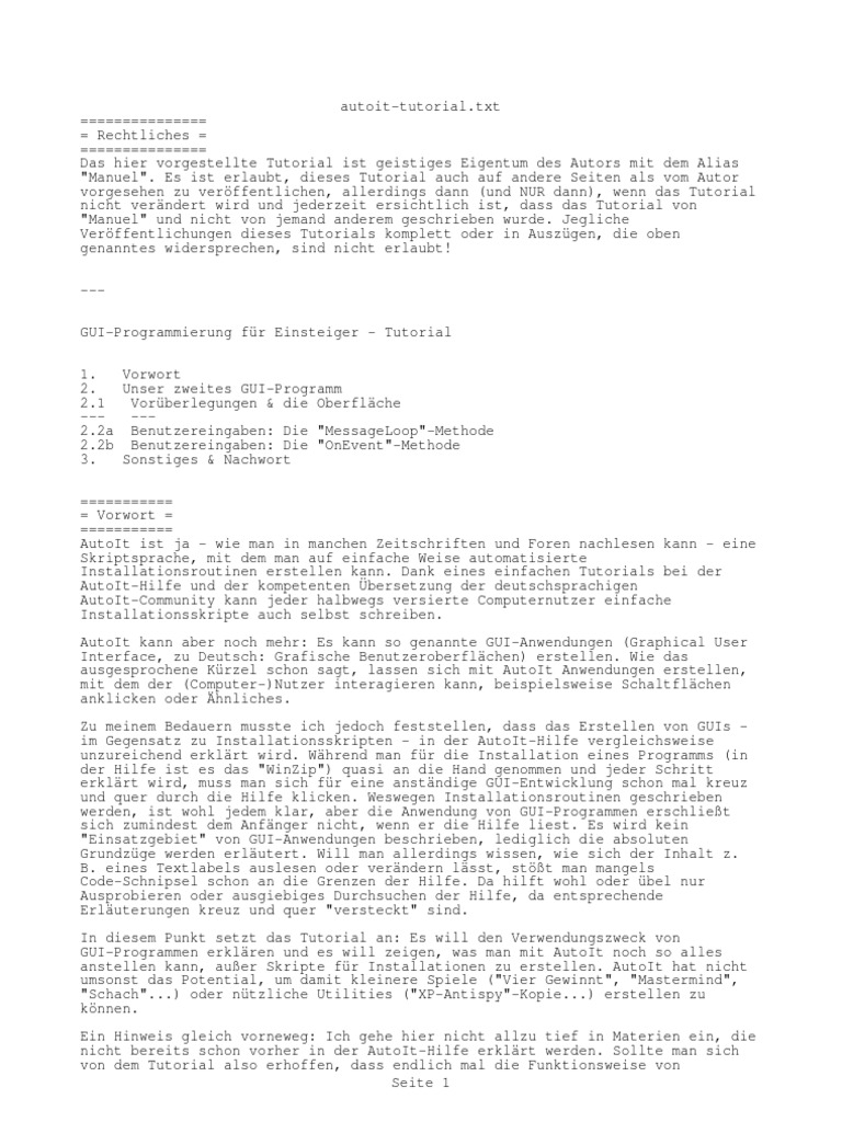Autoit Tutorial Pdf 