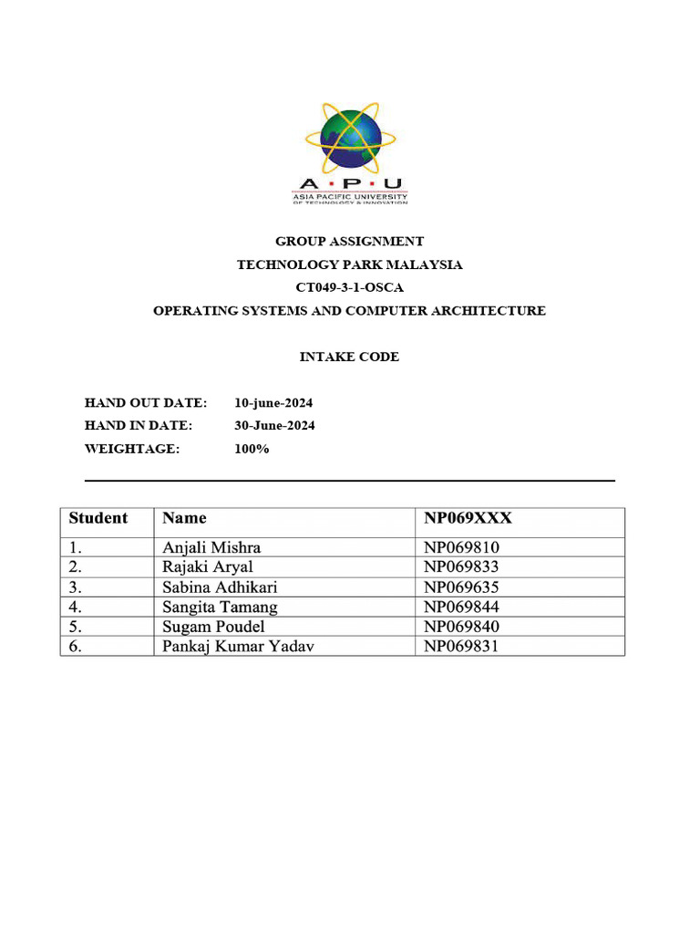 Osca 1 | PDF | Laptop | Computer Hardware