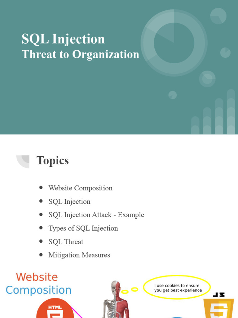 Sql Injection Threat To Organization Pdf Computers