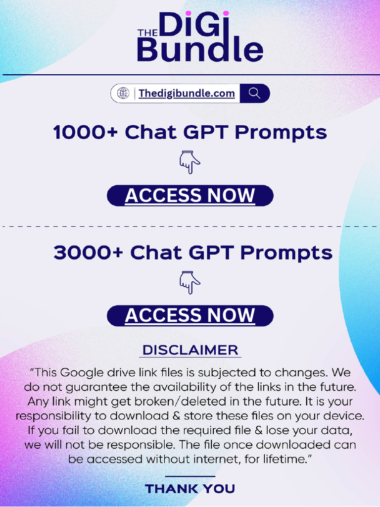 Ultimate ChatGPT Prompts Bundle | PDF