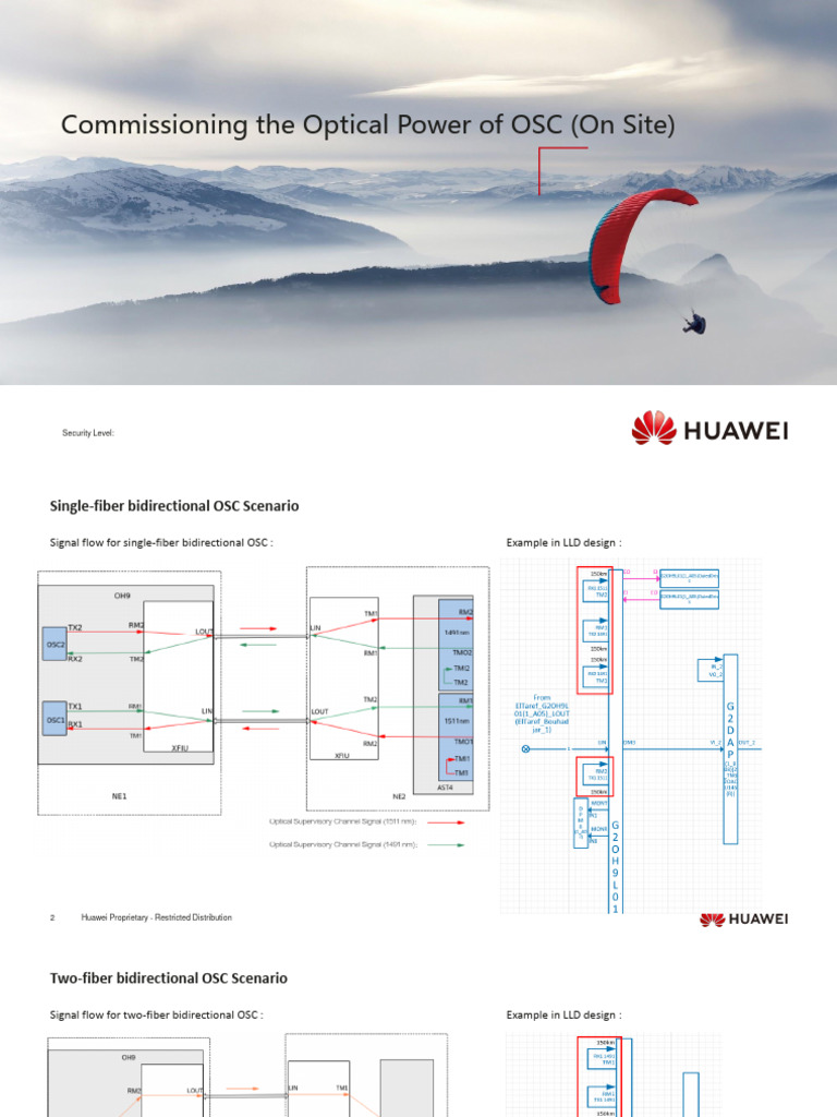 Commissioning The Optical Power of OSC (On Site) | PDF | Optical ...