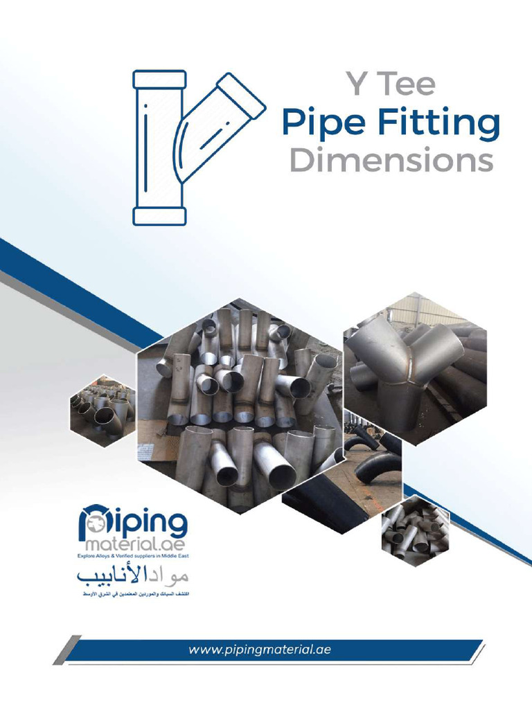 Y Tee and Lateral Tee Dimensions | PDF | Pipe (Fluid Conveyance ...
