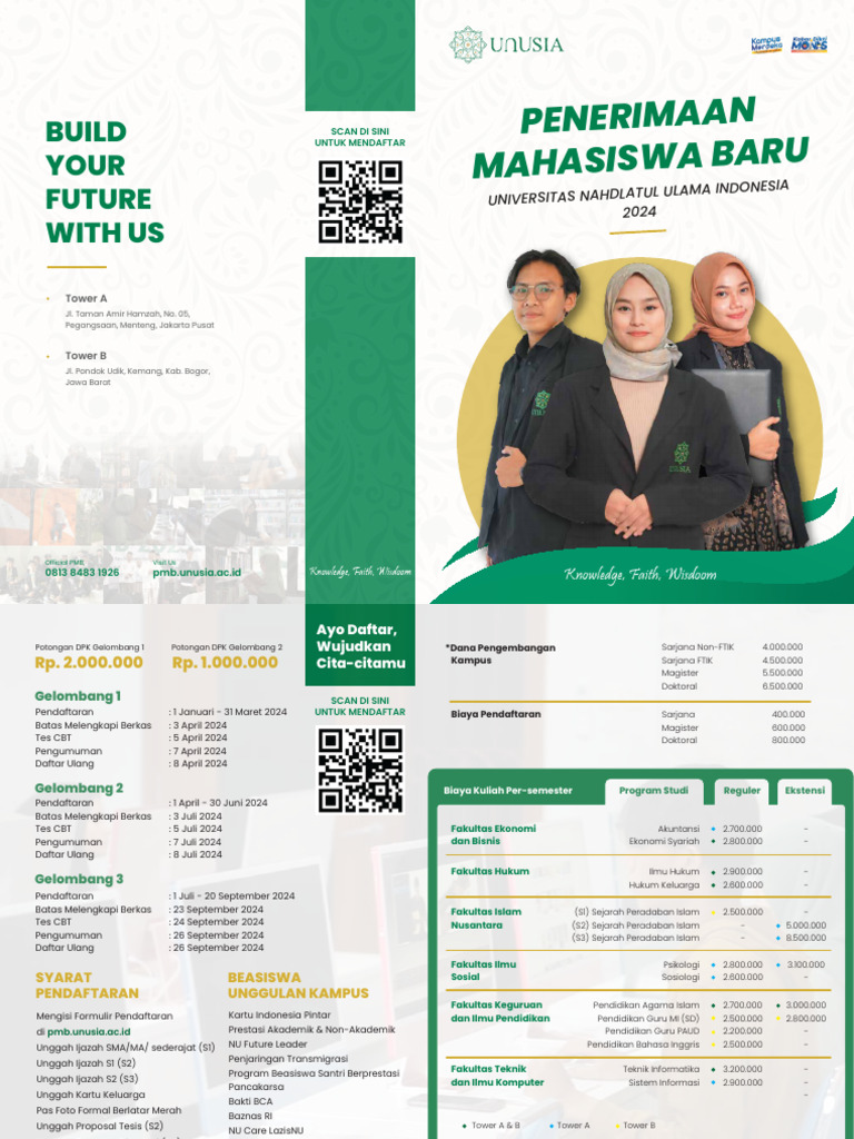 Brosur PMB Unusia 2024 | PDF