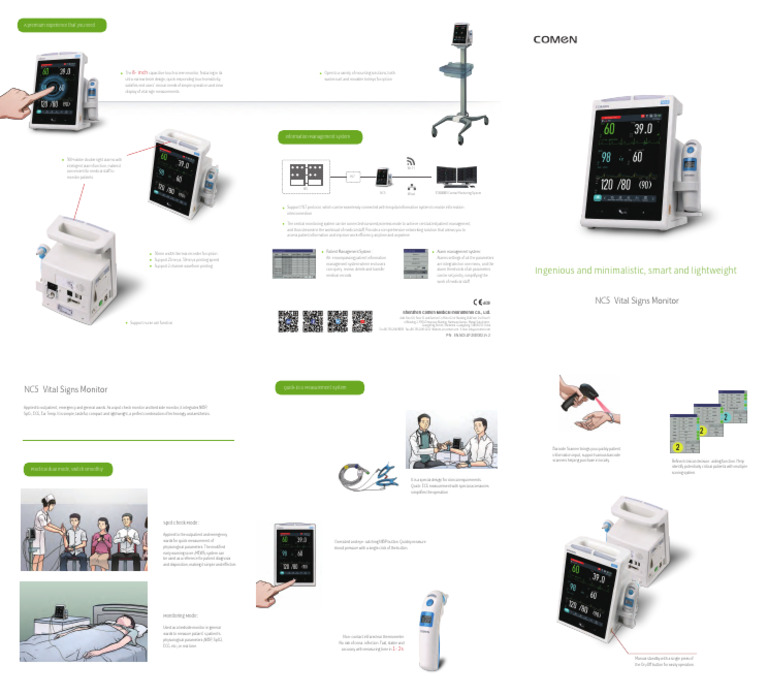NC5 COMEN Patient Monitor V1.2 | PDF | Monitoring (Medicine) | Computing