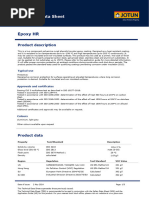Epoxy HR: Technical Data Sheet | PDF | Abrasive | Epoxy