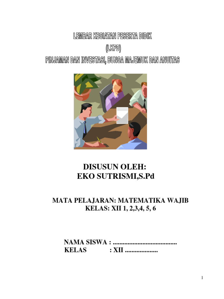 Bunga Majemuk dan Investasi Siswa XII | PDF