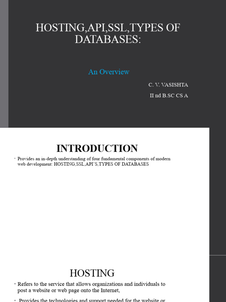 Hosting Japi JSSL Jtypes of | PDF | Databases | Transport Layer Security