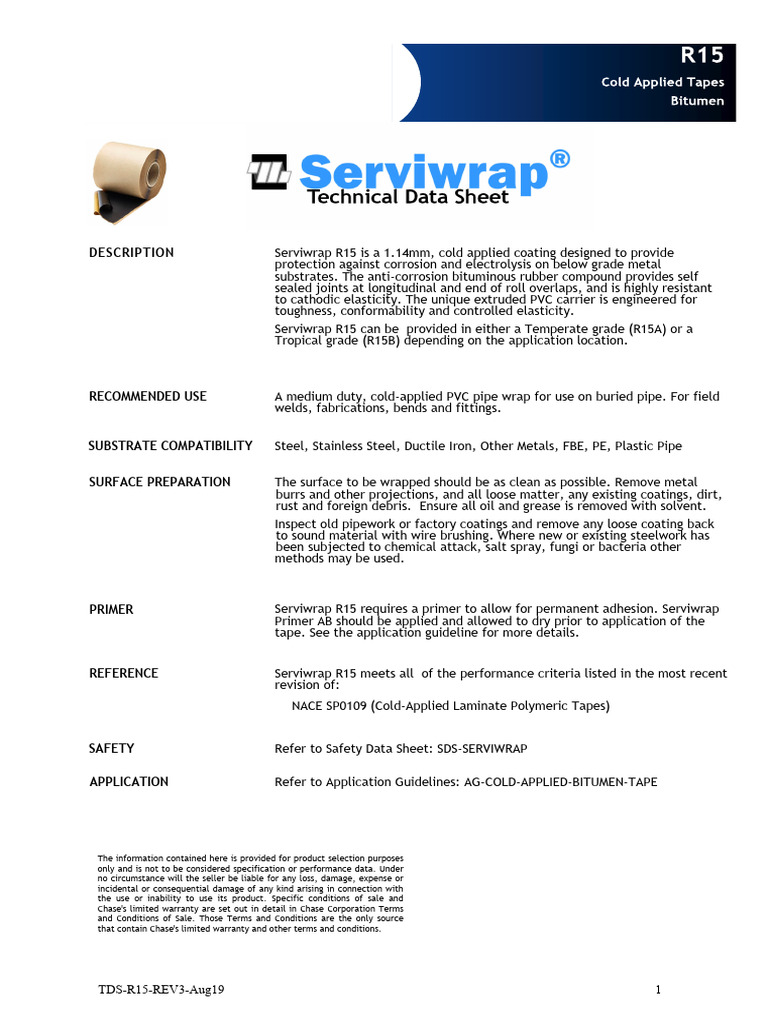 PVC Pipe Wrap Technical Guide | PDF | Pipe (Fluid Conveyance) | Coating