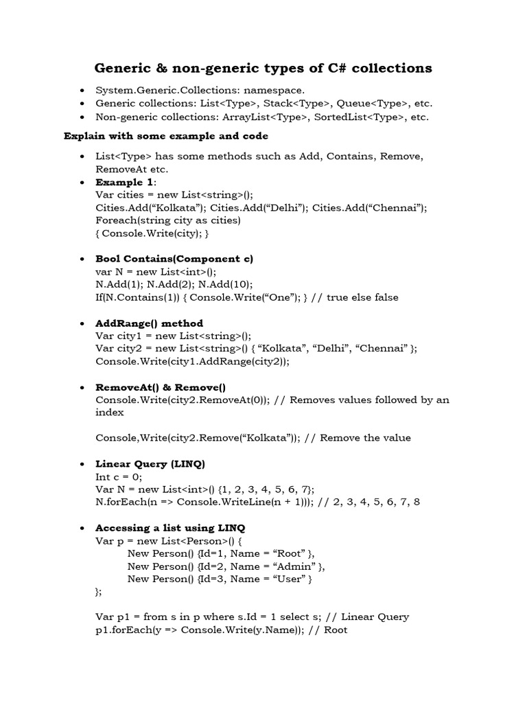 Generic-Types | Download Free PDF | Queue (Abstract Data Type ... Generic-Types | Download Free PDF | Queue (Abstract Data Type ...