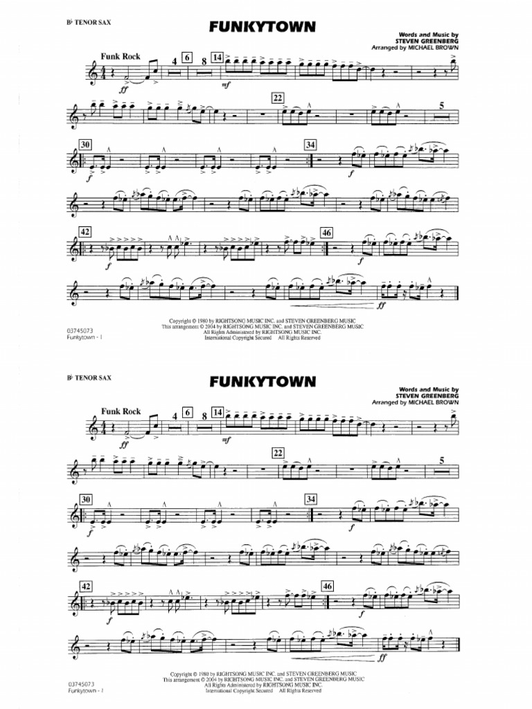 Saxo Tenor | PDF