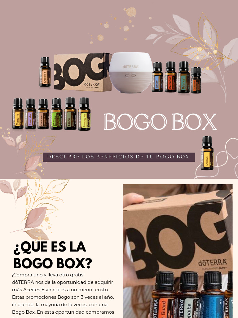 Beneficios de la Bogo Box dōTERRA | PDF | Petróleo