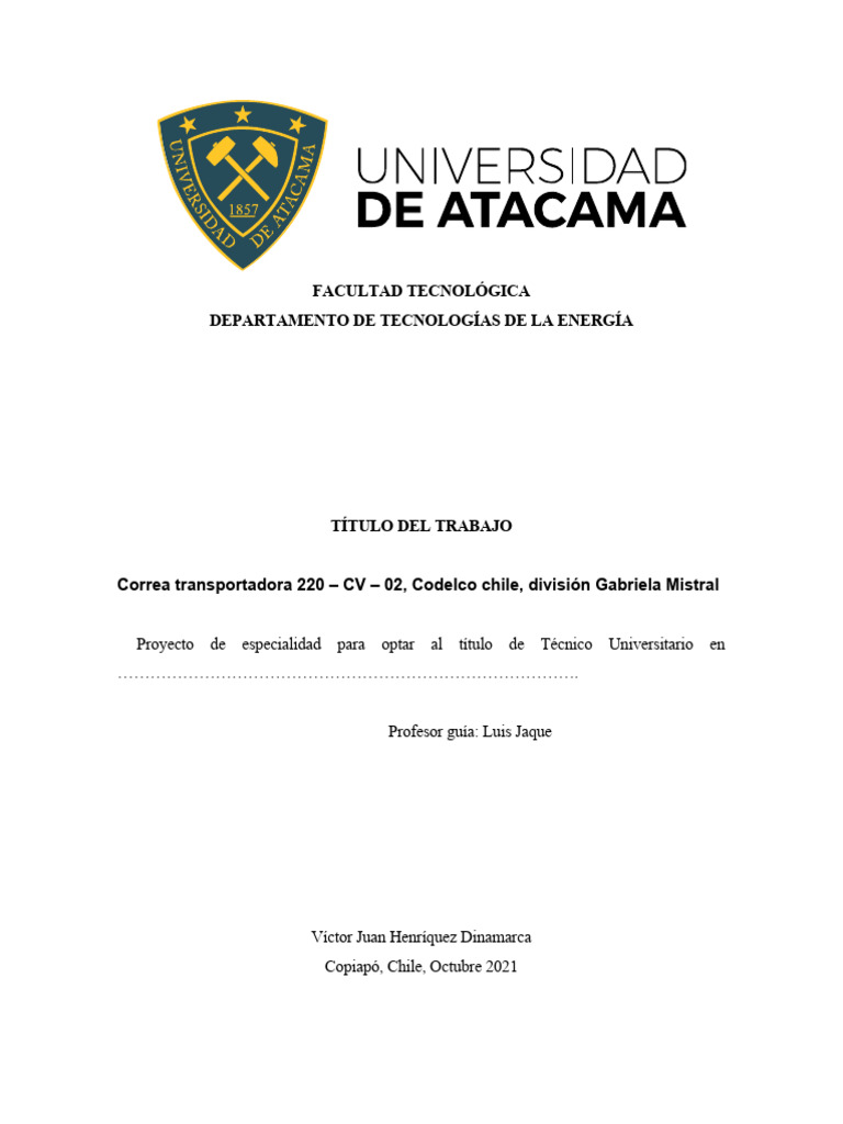Proyecto de Titulo VHD | PDF