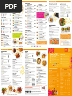 Itsu Menu Nutritional Information | PDF | Sushi | Asian Cuisine