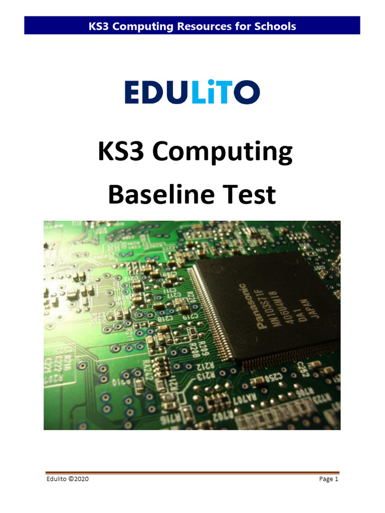 KS3 Computing Test Guide | PDF | Application Software | Software