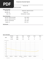 Temperature Monitoring Sheet - Sample Template | PDF
