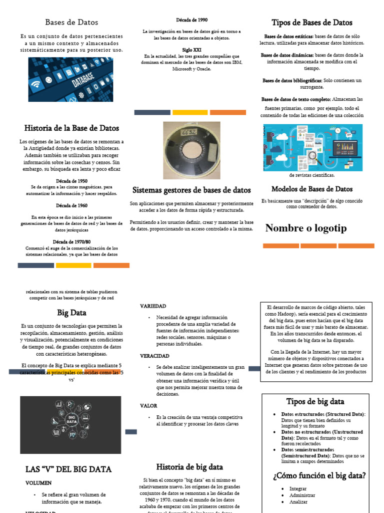 Folleto | PDF | Bases de datos | Big Data