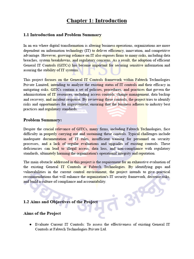 Chapter 1: Introduction: 1.1 Introduction and Problem Summary | PDF | Computer Security | Security