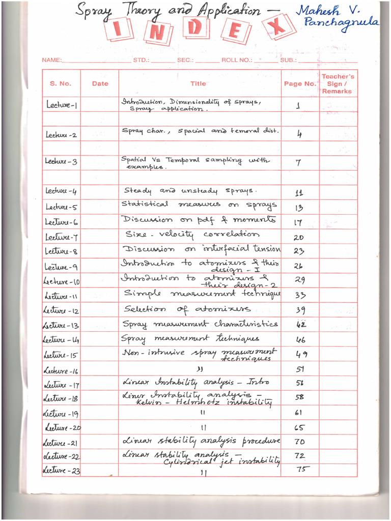 Spray Atomization 1 | PDF