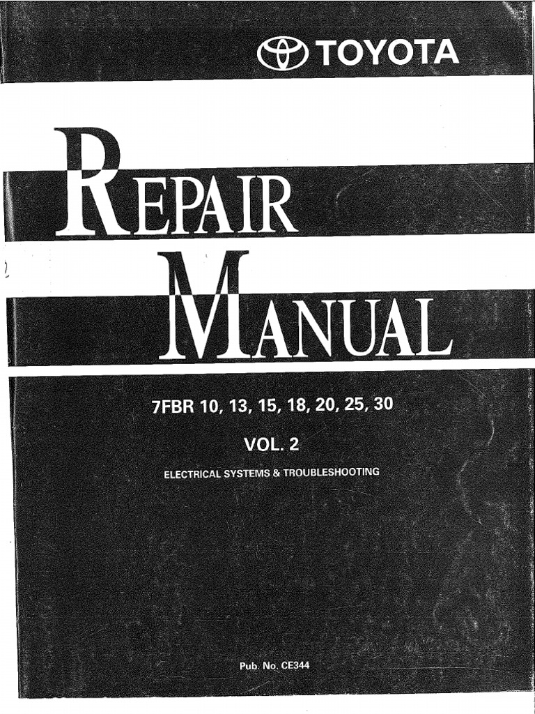 Repair Manual 7fbr 10-30 Vol.2 | PDF