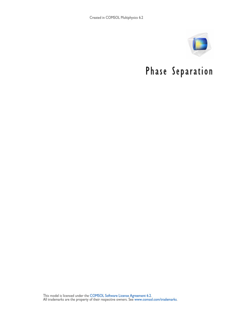 Phase Separation Modeling Guide | PDF | Phase (Matter) | Physics