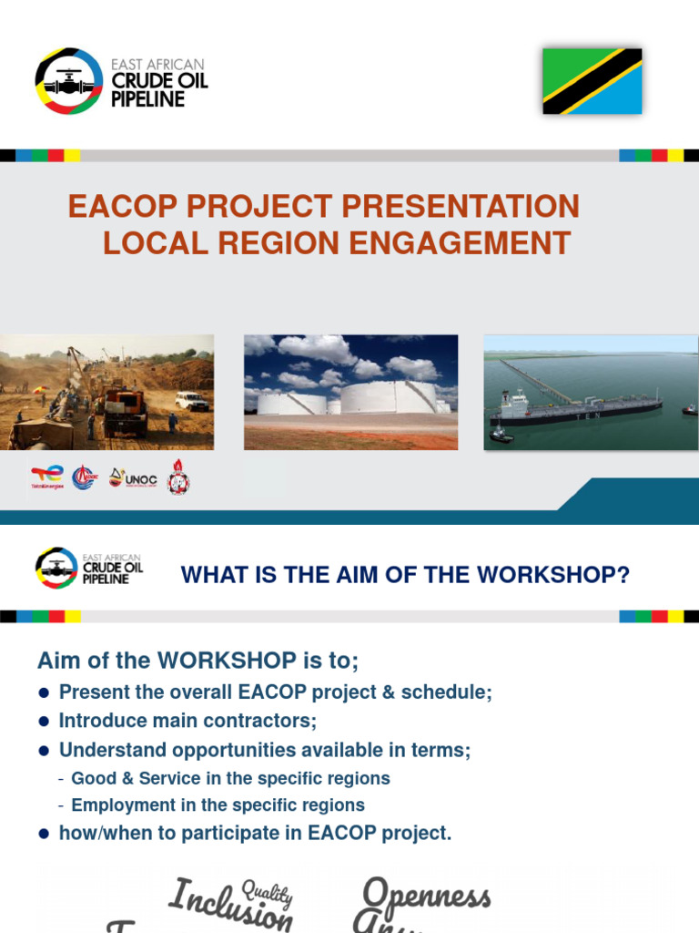 Eacop Project Presentation Local Region Engagement | PDF | Recruitment ...